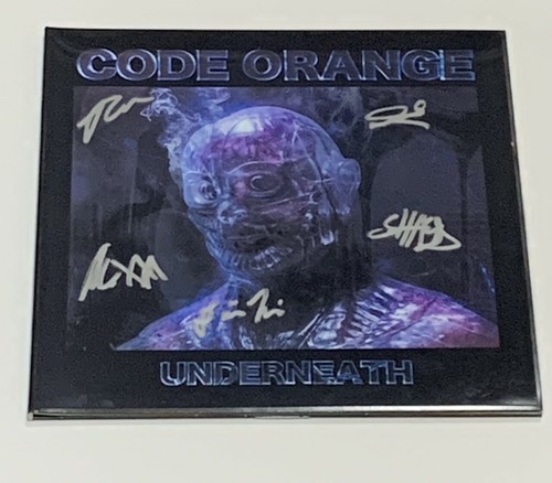 CODE ORANGE SIGNED UNDERNEATH VINYL RECORD JAMI MORGAN REBA MEYERS ALL ...