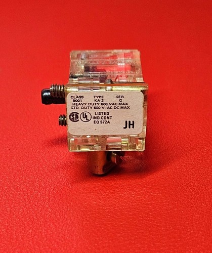 Square D 9001 KA3 Finger Safe Contact Block Ser. G 9001KA3, 600VAC ...