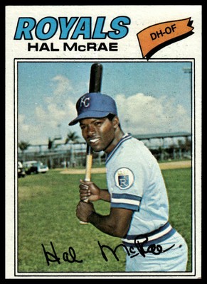 1977 Topps #340 Hal McRae Kansas City Royals Baseball Card | eBay