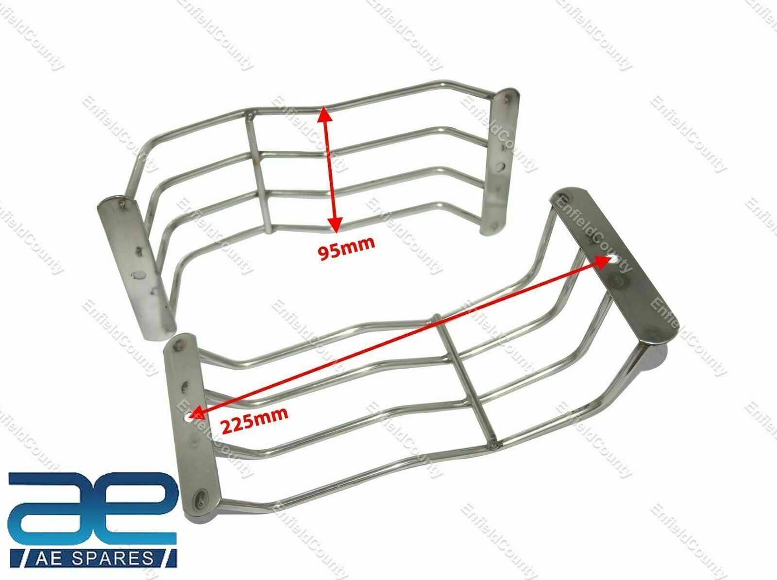 Pair Rear Indicator Turn Light Grill Protector Stone Guard 3 Wheeler ...