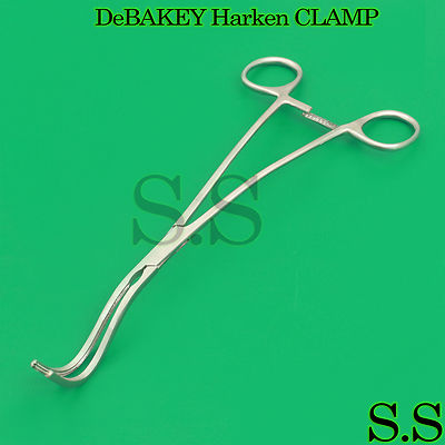 DeBAKEY Harken Clamp Surgical Cardiovscular Instruments 9" Style 2 | eBay
