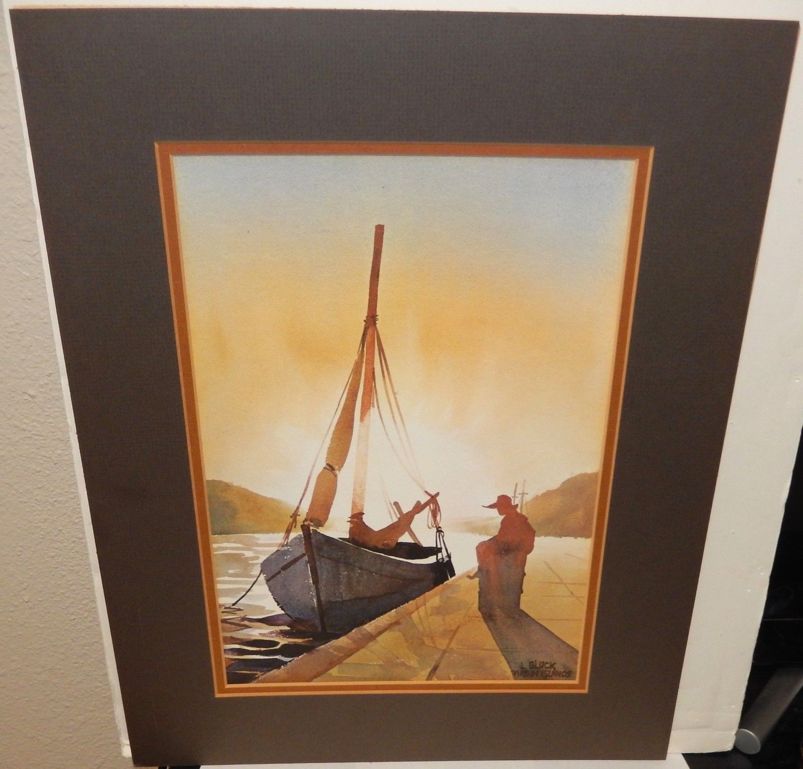 LARRY GLUCK VIRGINS ISLANDS COLOR LITHOGRAPH | eBay