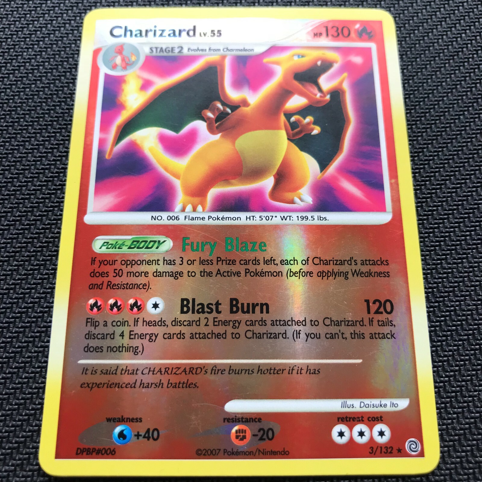Pokémon TCG Charizard Secret Wonders 3/132 Reverse Holo Holo Rare for ...