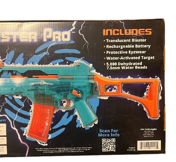 Lightning Blaster Pro-LED Full and Semi Automatic Water Bead Blaster ...