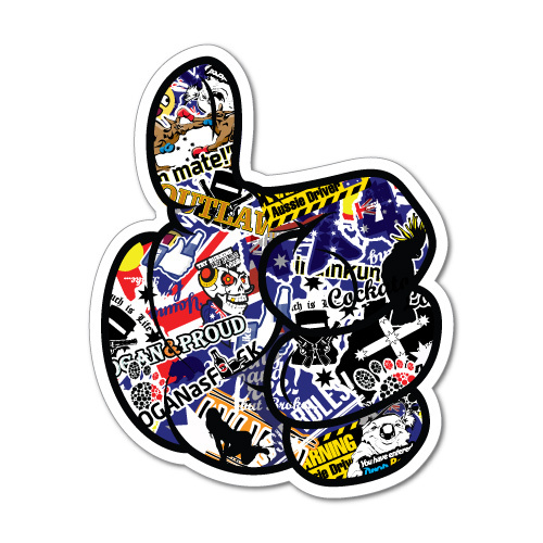 Thumbs Up Australia Bomb Sticker Aussie Car Flag 4x4 Funny Ute #5424EN ...