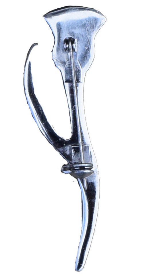 Kilt Pin Scottish AAR Brand Celtic Crest Antique/Chrome Brass Finish ...