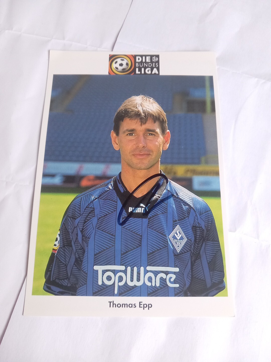 Signierte AK Thomas Epp Waldhof Mannheim NEU | eBay.de