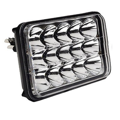 4X6" DOT LED Light Bulbs Crystal Clear Sealed Beam Headlamp Headlight ...