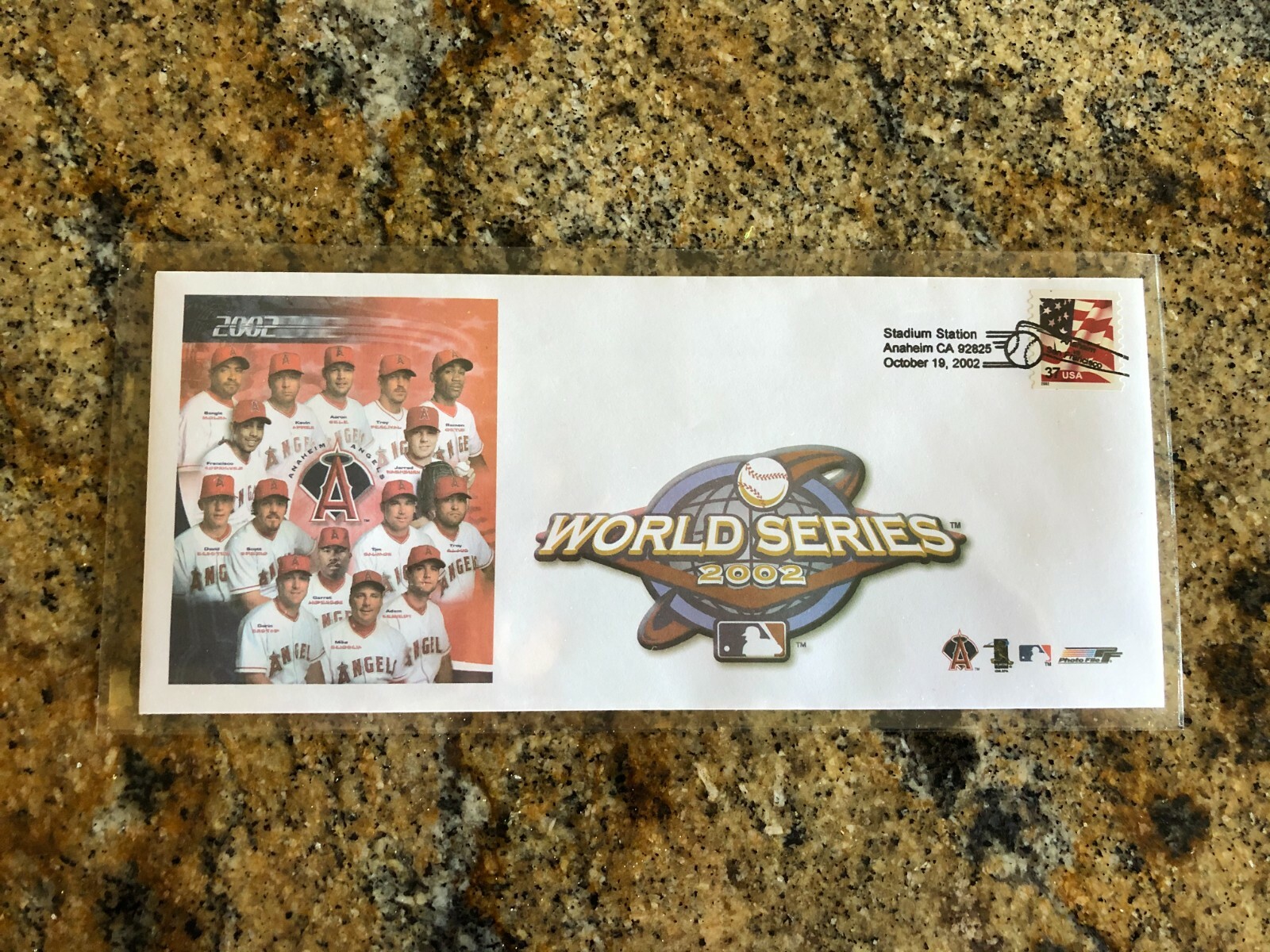 ANAHEIM ANGELS 2002 WORLD SERIES CHAMPIONS USPS ENVELOPE | eBay
