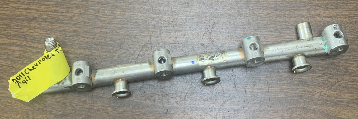 95v003 Fuel Injectors Set With Rail 2010 Chevrolet Traverse 3.6 ...