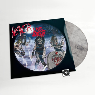 Slayer - "Live Undead" Standard Weight Gray And Black Marble Vinyl (New ...