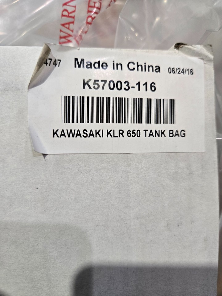 K57003-116 KAWASAKI KLR 650 TANK BAG | eBay