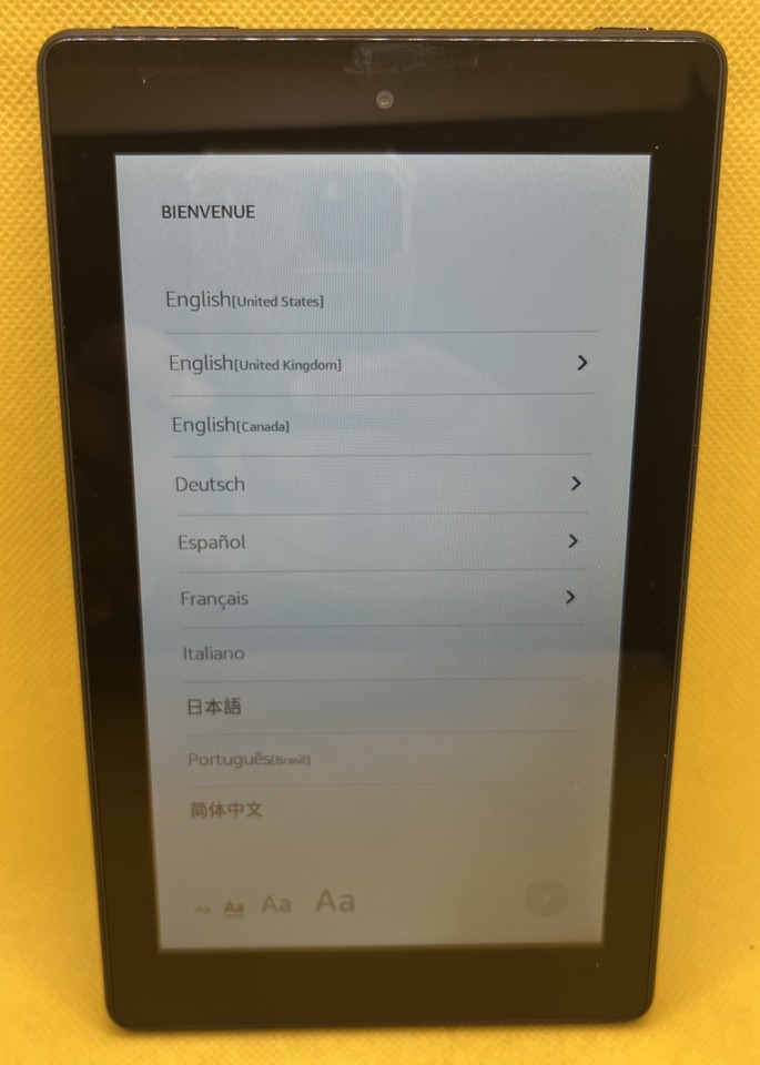 Amazon Fire 7 (9th Generation) 16 GB Black Tablet w/ WiFi 7 x 4 Screen ...