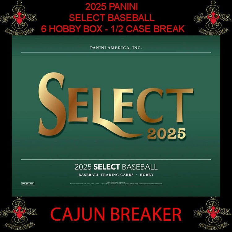 PITTSBURGH PIRATES *6 HOBBY BOX 1/2 CASE BREAK* 2025 PANINI SELECT ...