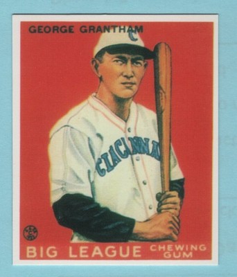 1933 Goudey Baseball Reprint # 66 George Grantham--Cincinnati Reds--Box ...