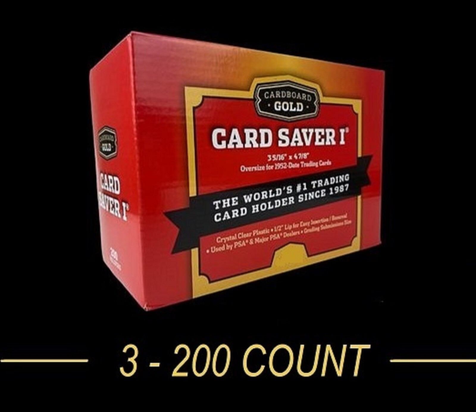 (3-200) Card Saver 1 Graded Card Submission Semi Rigid I Holders FREE ...