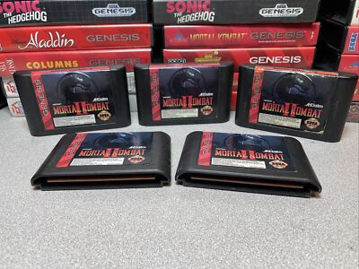 Mortal Kombat II Game Cartridge for Sega Genesis Video Game System ...