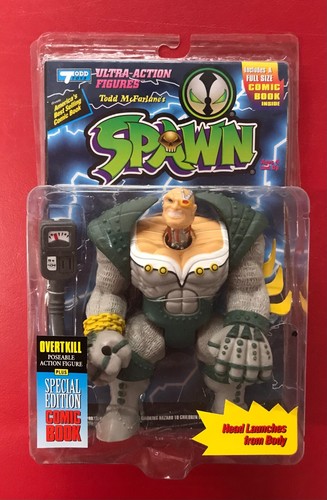 1994 Todd Mcfarlane's Spawn "Overtkill" Poseable Action Figure (New ...