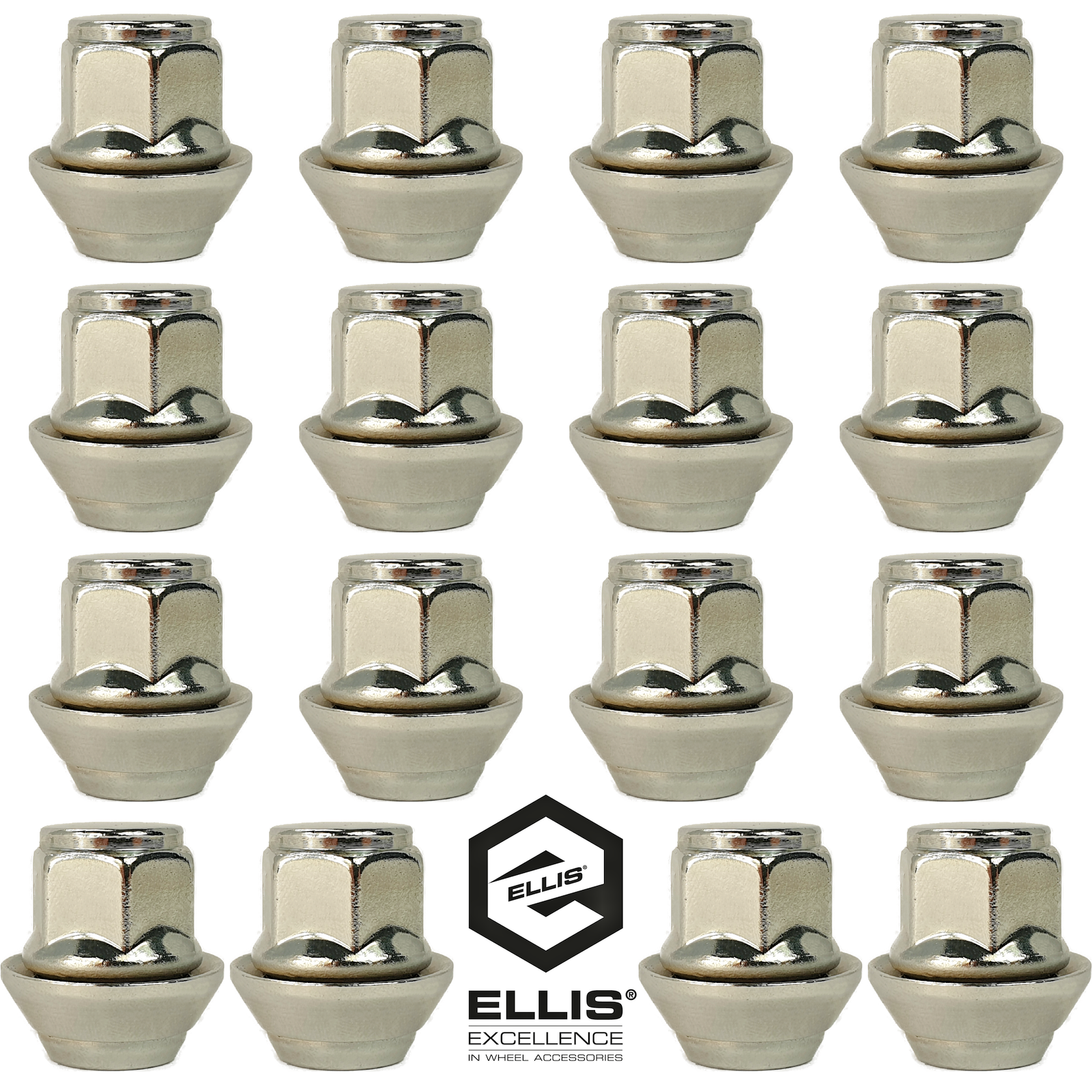 16 X ALLOY WHEEL NUTS FORD FOCUS MK1 MK2 MK3 ST RS M12 X 1.5 19MM BOLT ...
