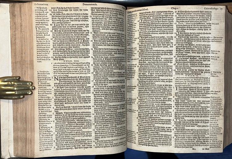 1583 'The Bible' Geneva Version. Christopher Barker, London. Fine ...