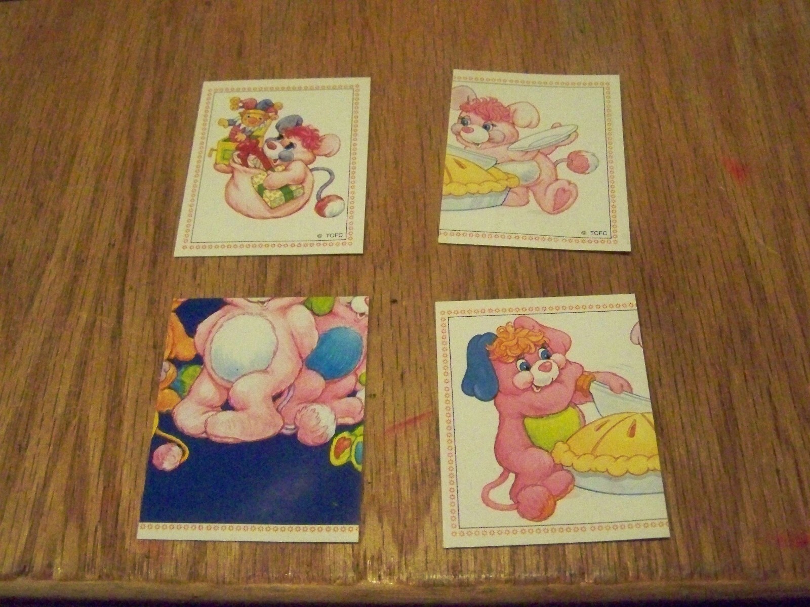 POPPLES PANINI STICKERS 1987 4 STICKER LOT # 1 | eBay