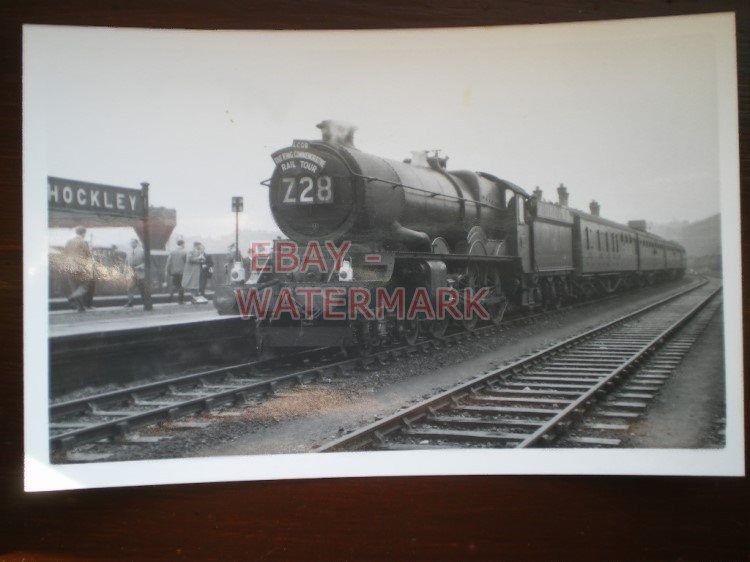 PHOTO GWR KING CLASS LOCO NO 6018 KING HENRY VI AT HOCKLEY - KING ...