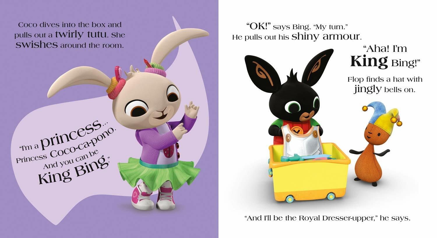 BING DRESSING UP A BING STORY BOOK NEW PAPERBACK CHILDRENS STORY TV ...