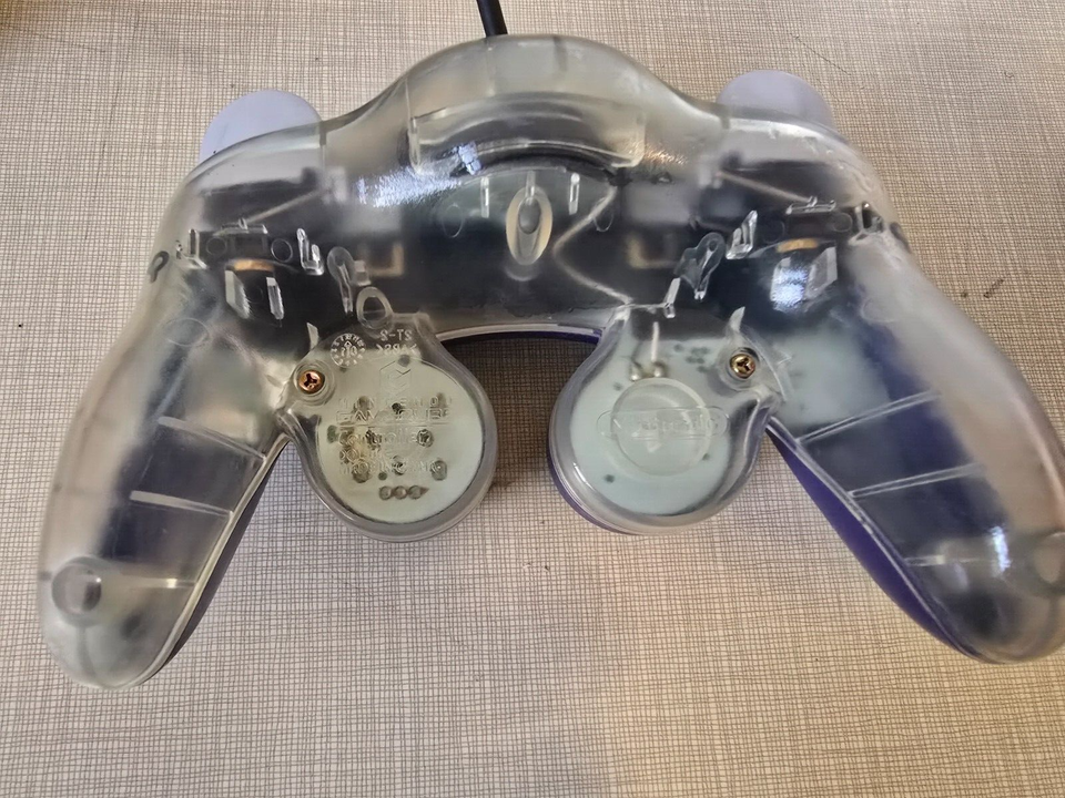 Nintendo Gamecube Controller Indigo Purple Clear Back OEM DOL-003 US ...