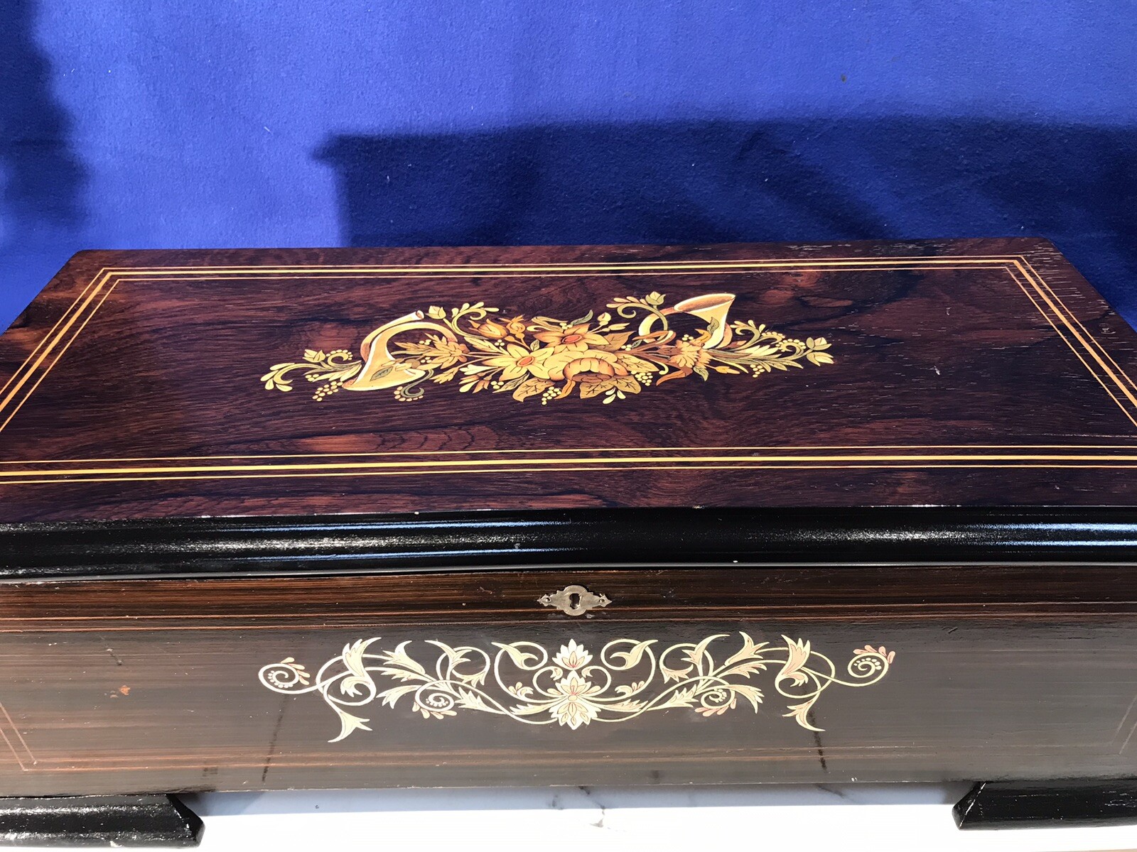 1885 Large Antique Key Wind swiss JACOT’S cylinder music box ,10 Airs ...