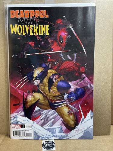 Deadpool Wolverine WWIII #1 1:25 InHyuk Lee Variant Cover World War 3 ...
