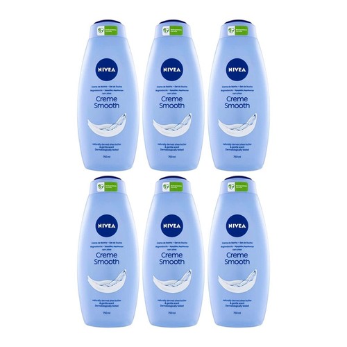 Nivea Bath Cream Body Wash, Creme Smooth Shea Butter Scent 25.36 oz ...