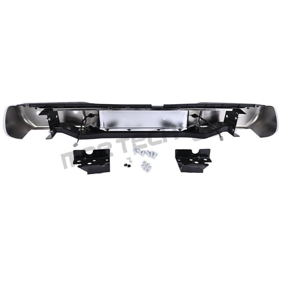 Step Bumper For 2013-2021 Nissan Frontier Rear Chrome with Park Sensor ...