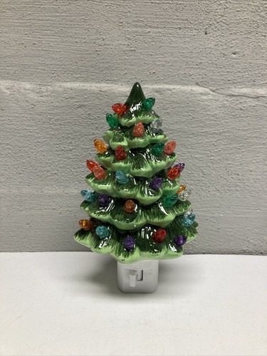 Christmas Tree Night Light - Plug in Ceramic | eBay