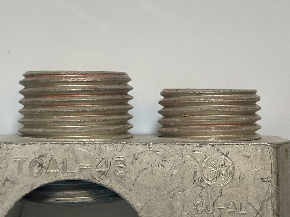 Electrical Landing Terminal Lug Dual Size GE (TCAL-43) (2/0-250MCM/#6 ...