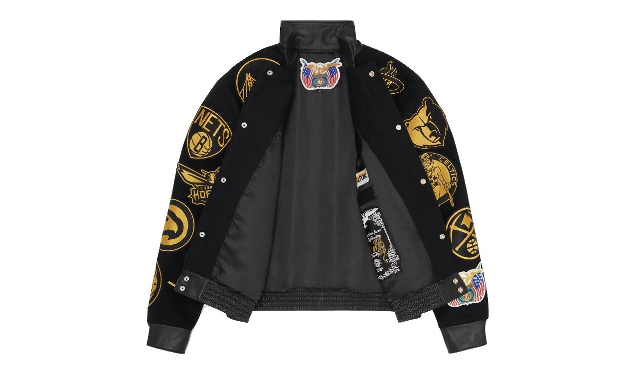 OVO x NBA Jeff Hamilton Team Icons Wool Jacket Drake Brand New w/ Bag ...