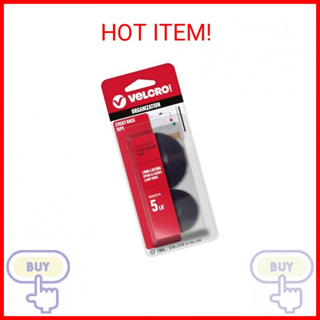 VELCRO Brand - Sticky Back Hook and Loop Fasteners – Peel and Stick ...