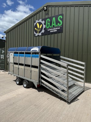 10FT Graham Edwards,Livestock Trailer Sheep Decks Twin Axle, Gates, New ...