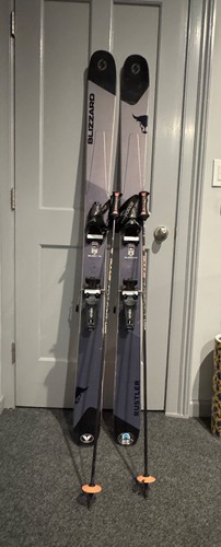 Blizzard Rustler 10 All Mountain Skis, 172 CM w/Knee Bindings & 46 ...
