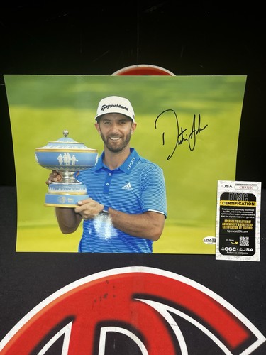 Dustin Johnson Autographed Signed 11x14 Photo JSA COA PGA | eBay