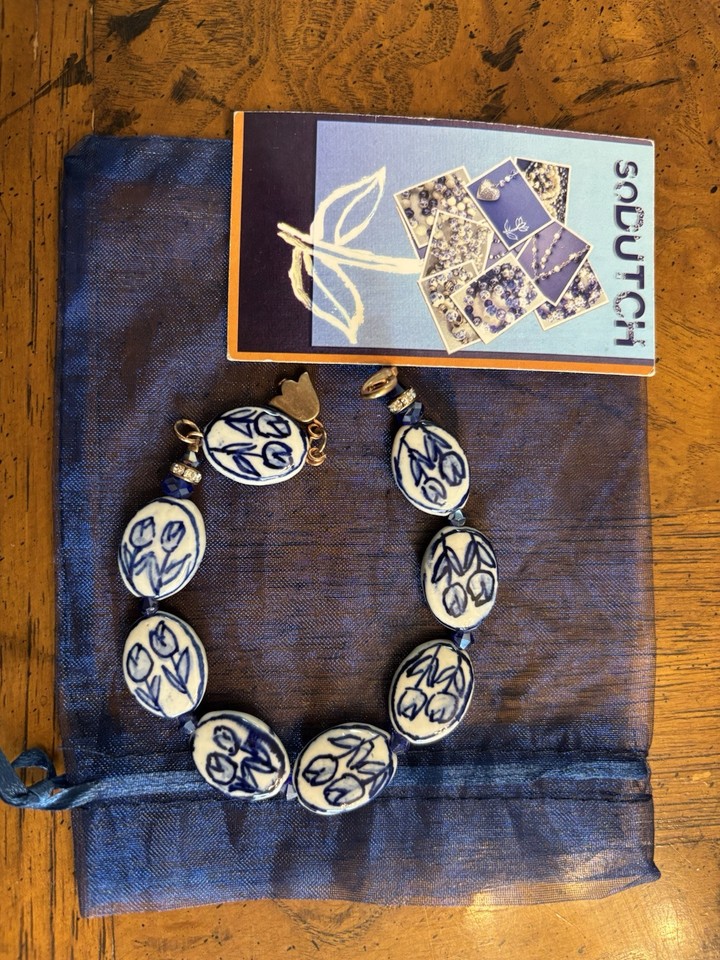 Delph Dutch Ceramic Tulip Bracelet | eBay