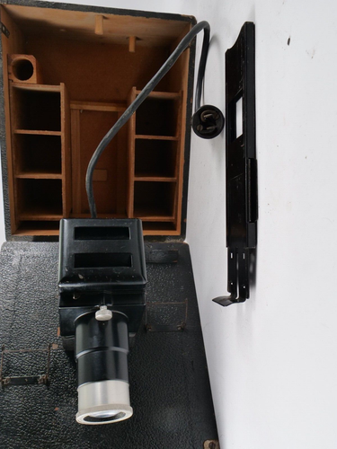 Magnolux Slide Projector Magnostar Lens 1: 2.8 F = 8 Cm Wooden Box | eBay