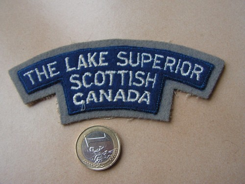 patch MILITAIRE the lake superior scotish canada ww2?? (Classeur ) | eBay