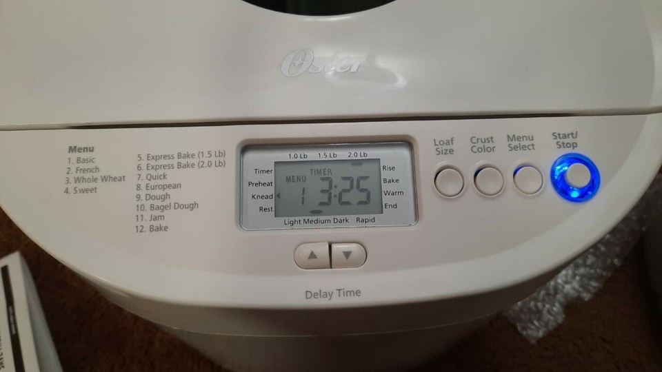 Oster Automaker Artisan Dough & Bread Maker Bread Machine Express Bake ...