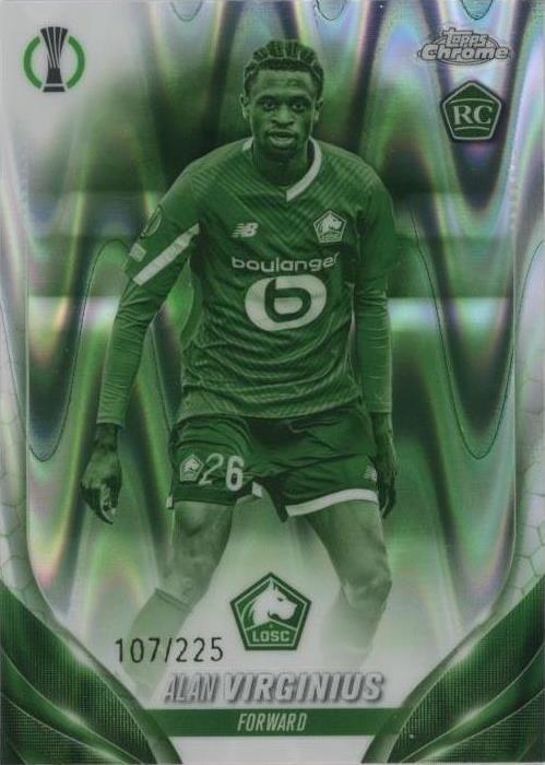2023-24 Topps Chrome UEFA Club Competitions - Alan Virginius #175 Night ...