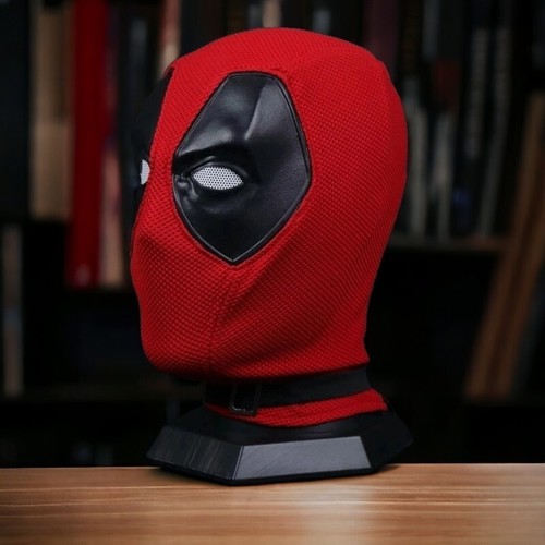Handcrafted Nylon Deadpool Mask Cosplay Costume Prop Movie Replica Red ...