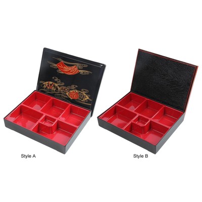 Japanese Bento Box 6 Compartments Lunch Bento Box for Restaurant Home ...