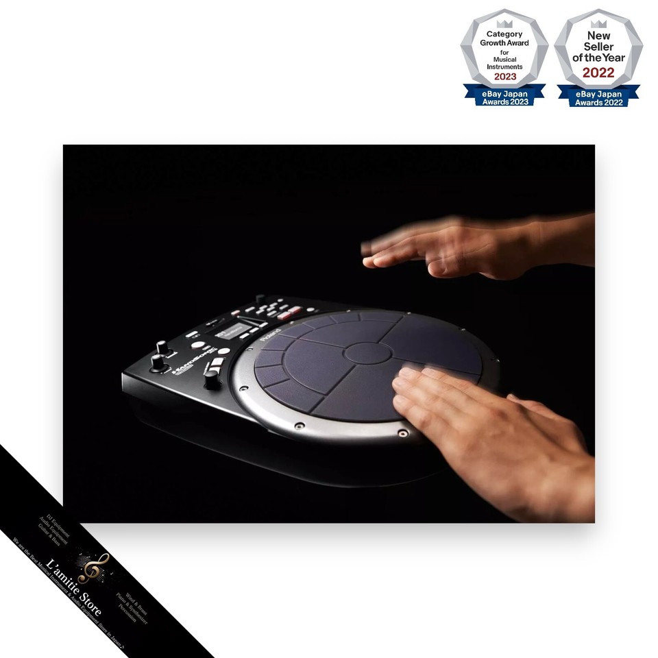 Roland HandSonic HPD-20 Digital Hand Percussion JP HPD20 Black 40cm 2 ...