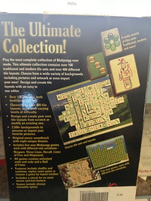 Masque Mahjongg The Ultimate Collection-PC CD ROMRARE 98252102016| eBay