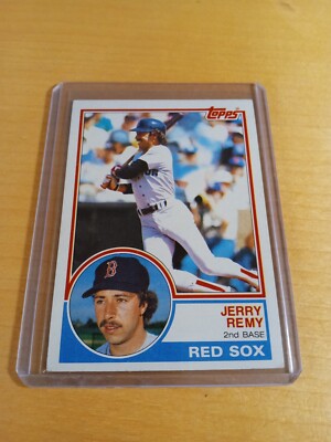 1983 Topps #295 JERRY REMY Boston Red Sox Baseball Card, 2nd Baseman ...