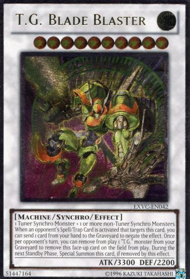 Yugioh! T.G. Blade Blaster EXVC Ultimate Rare Unl Ed NM | eBay